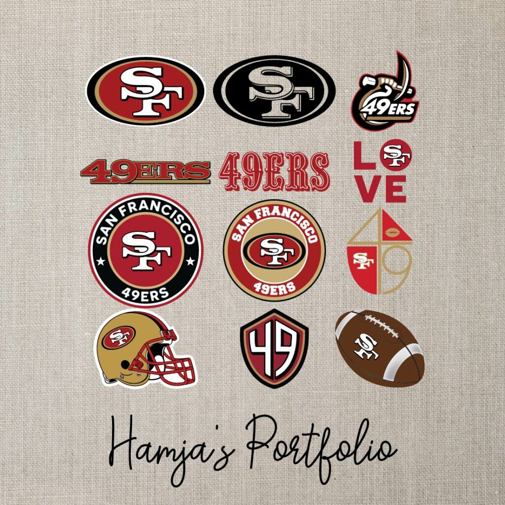 San Francisco 49ERS Logo Vector Set - MasterBundles