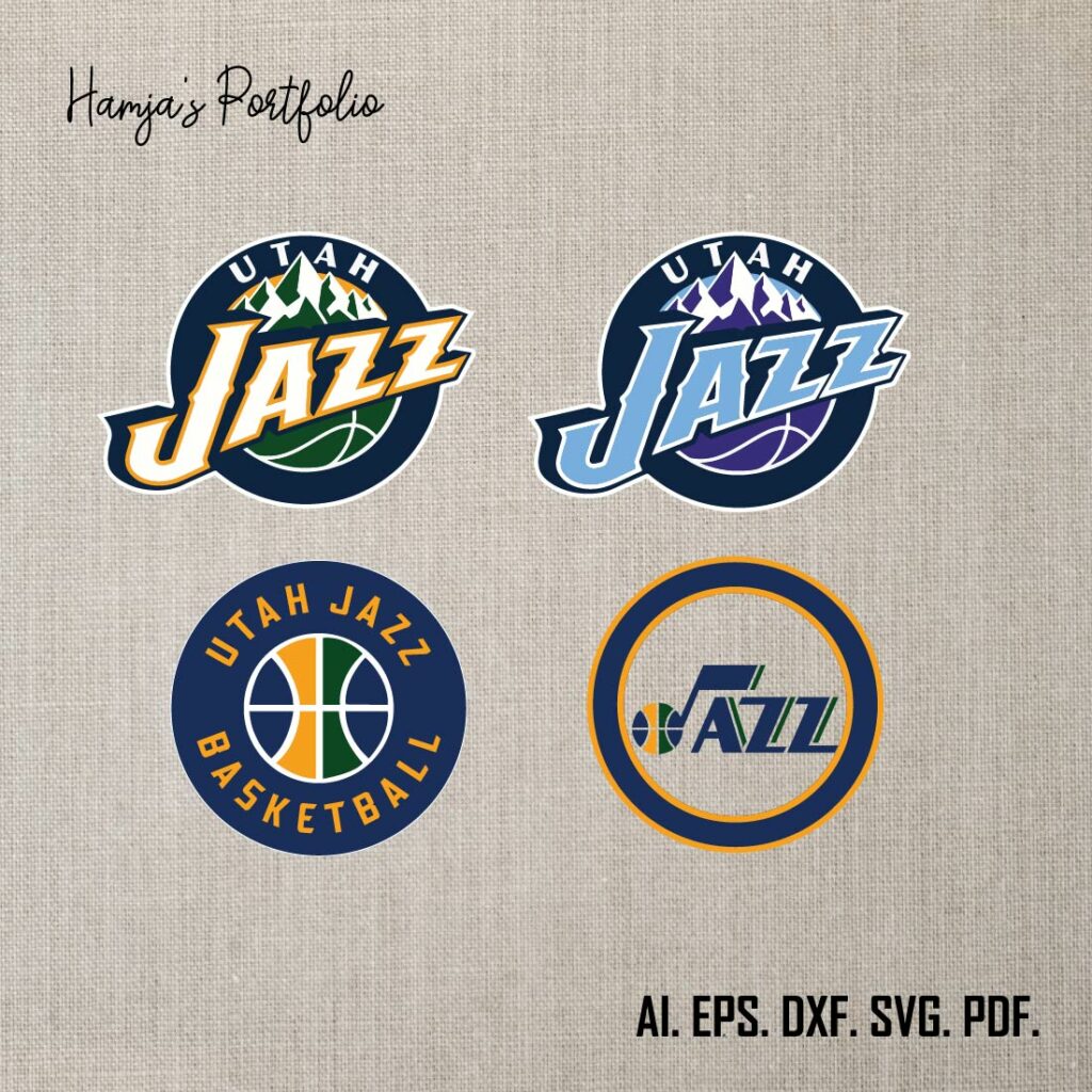 Utah-Jazz Basketball Team svg, Utah-Jazz svg, N--B--A Teams Svg, N--B ...