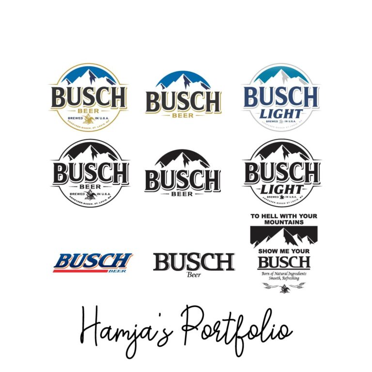 Busch Beer Vector Set - MasterBundles