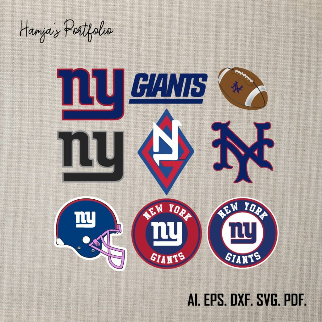 New York Giants Logo SVG ll Sport vector logo set - MasterBundles