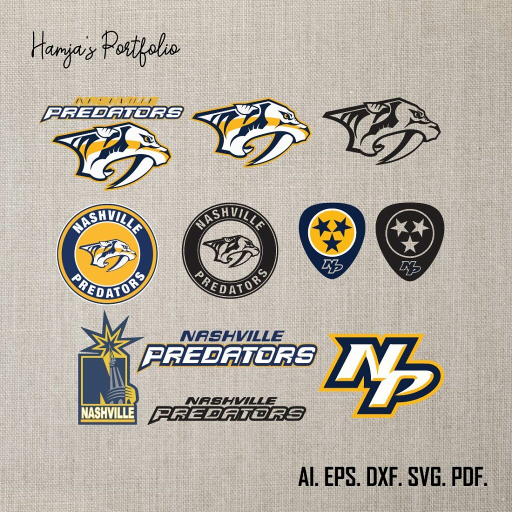 Nashville Predators Hockey Teams Svg, Nashville Predators Svg ll ...