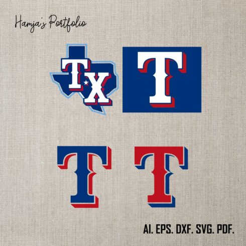 Texas Rangers Logo SVG ,Football Team SVG ll Sport vector logo design ...