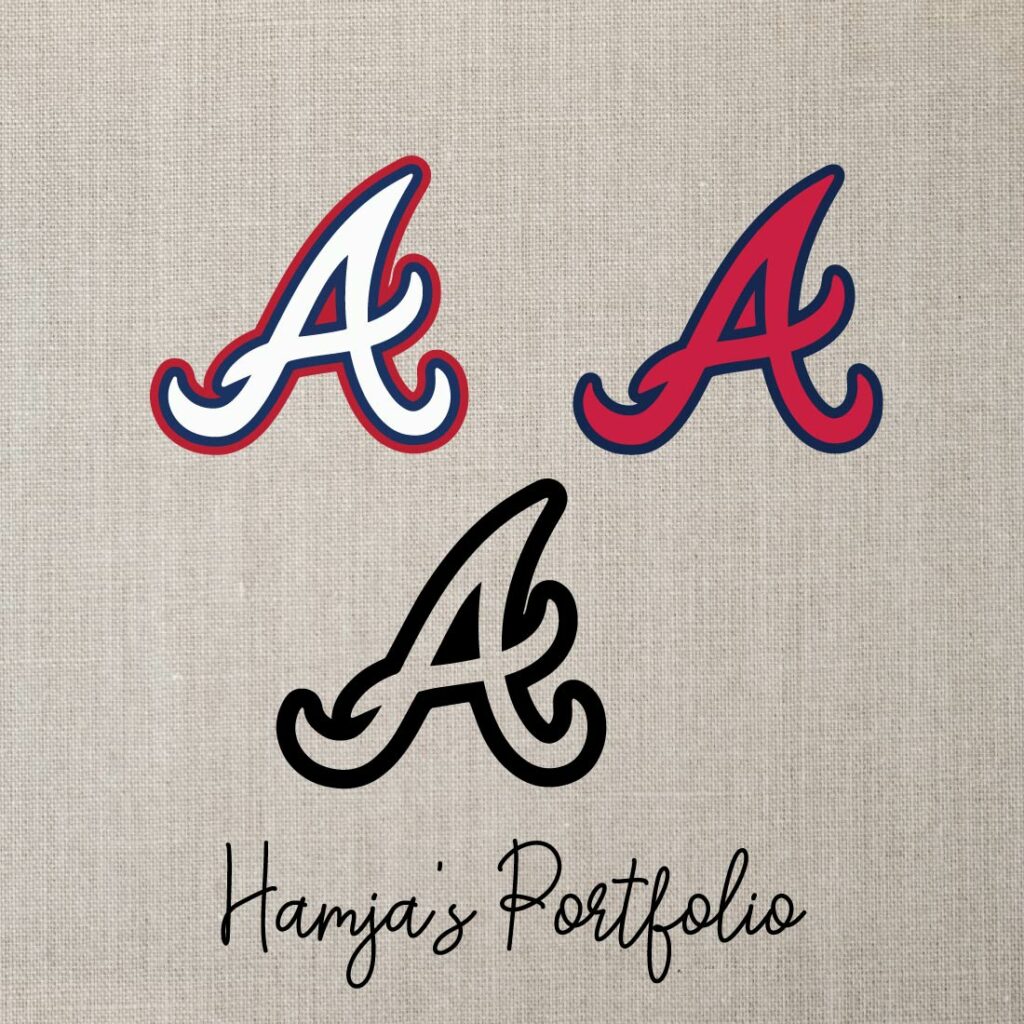 Atlanta Braves Logo Vector Set - MasterBundles