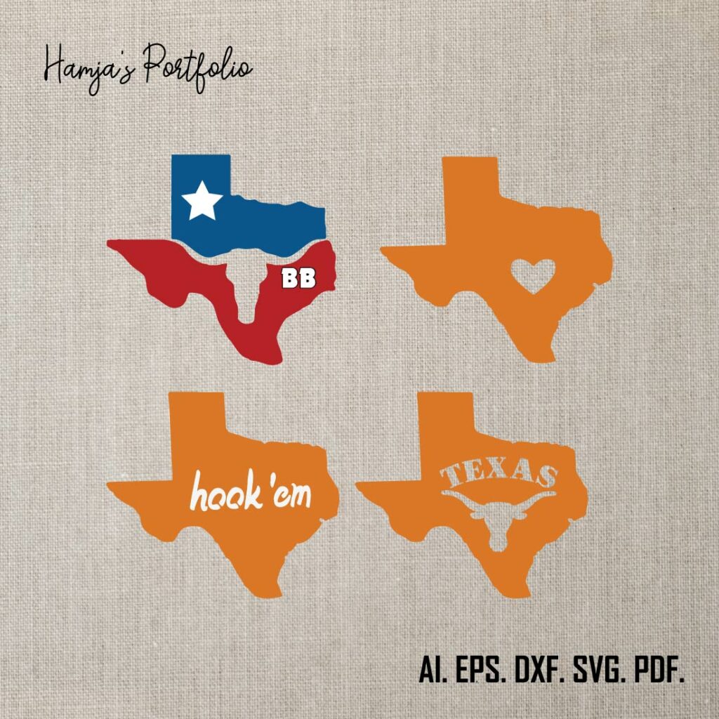 Texas Longhorns Logo SVG, Football Team SVG ll Sport vector logo design ...
