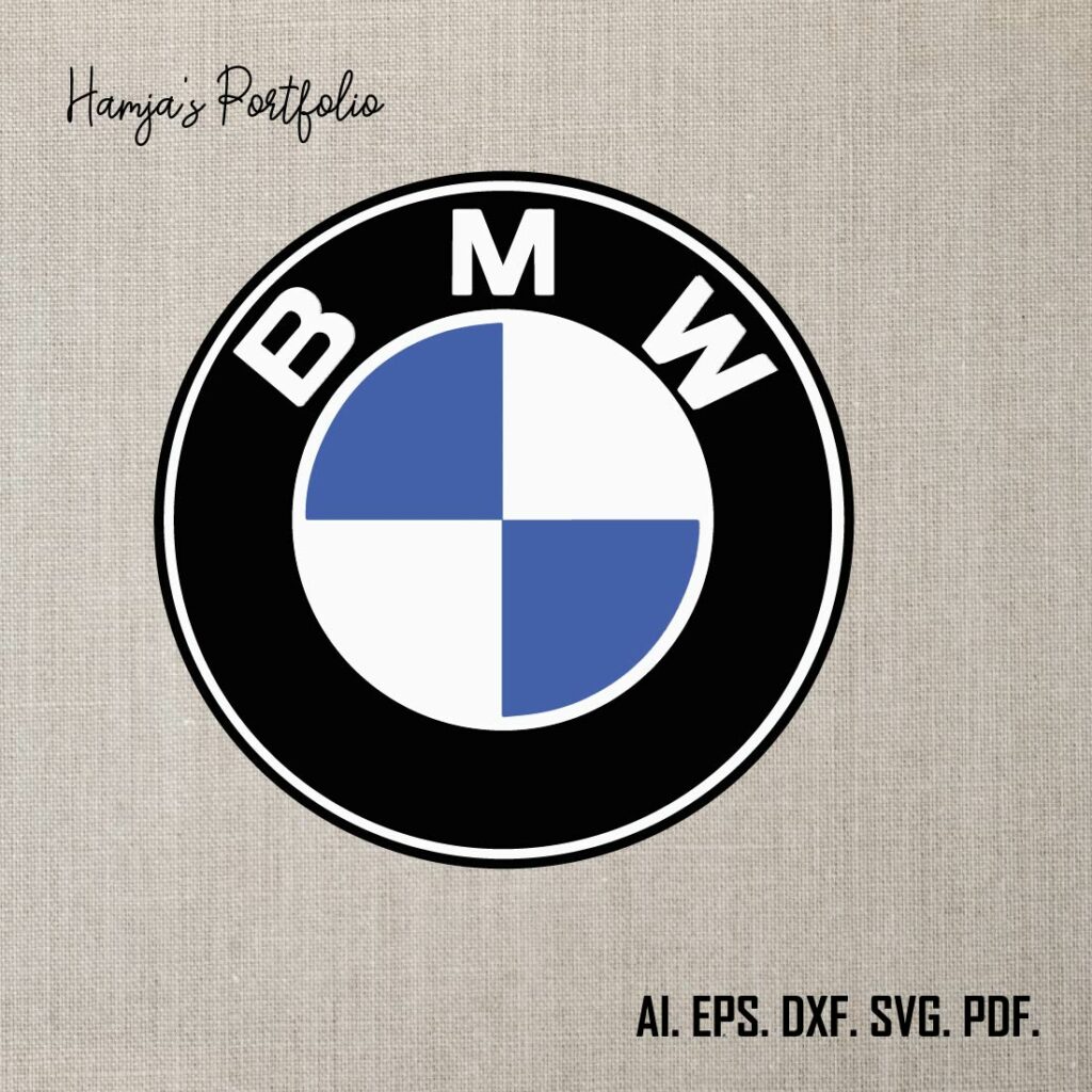 Bmw Car Logo, Png, Pdf, Eps, Dxf, Svg, Cricut cut file Instant Download ...