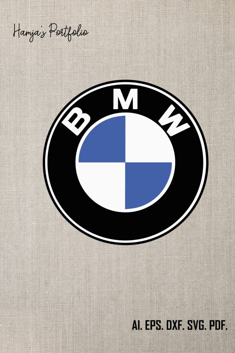 Bmw Car Logo, Png, Pdf, Eps, Dxf, Svg, Cricut cut file Instant Download ...