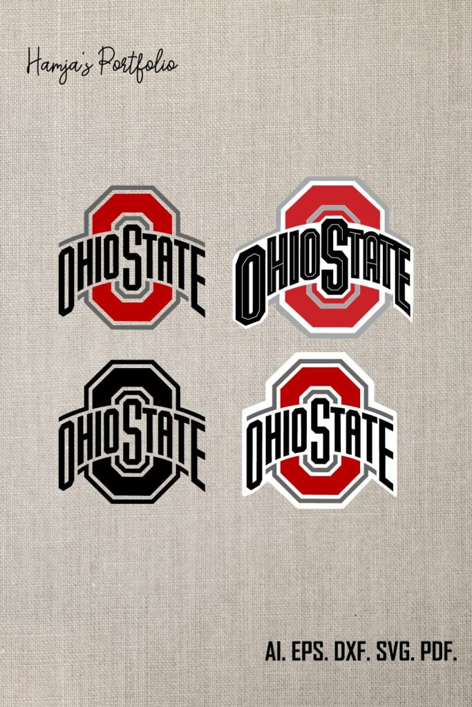 Ohio-State-Buckeyes- Logo, Football Team SVG ll Sport vector logo ...