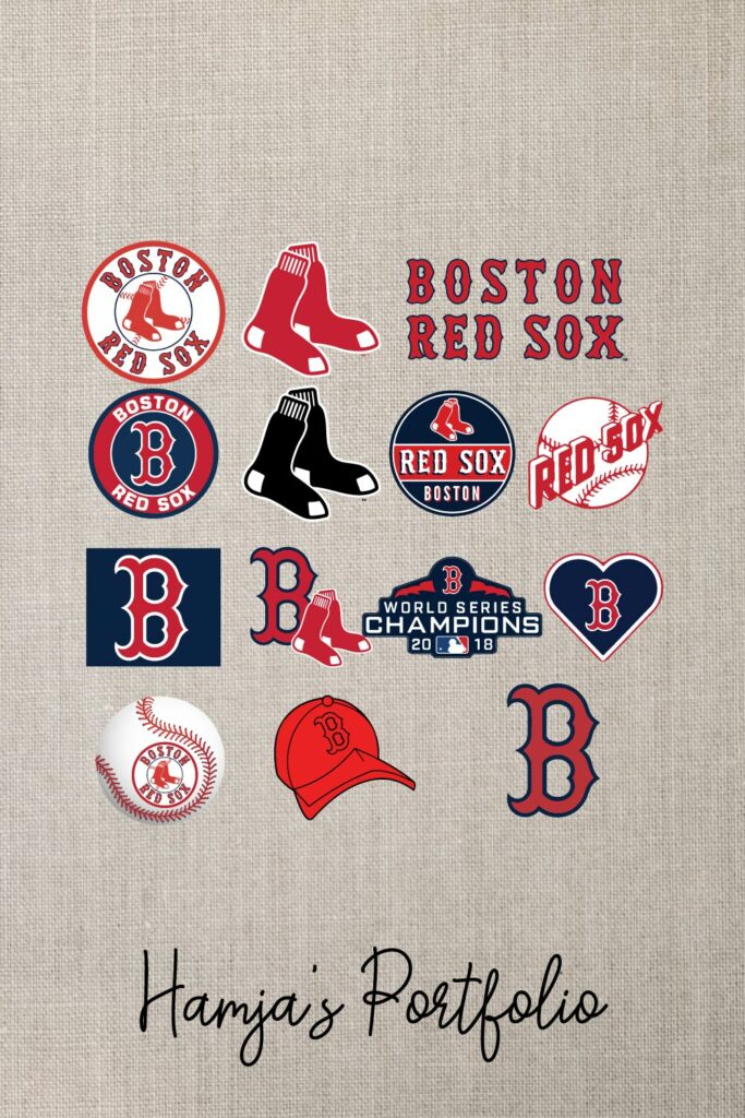 Boston Red Sox Logo Vector Set - MasterBundles
