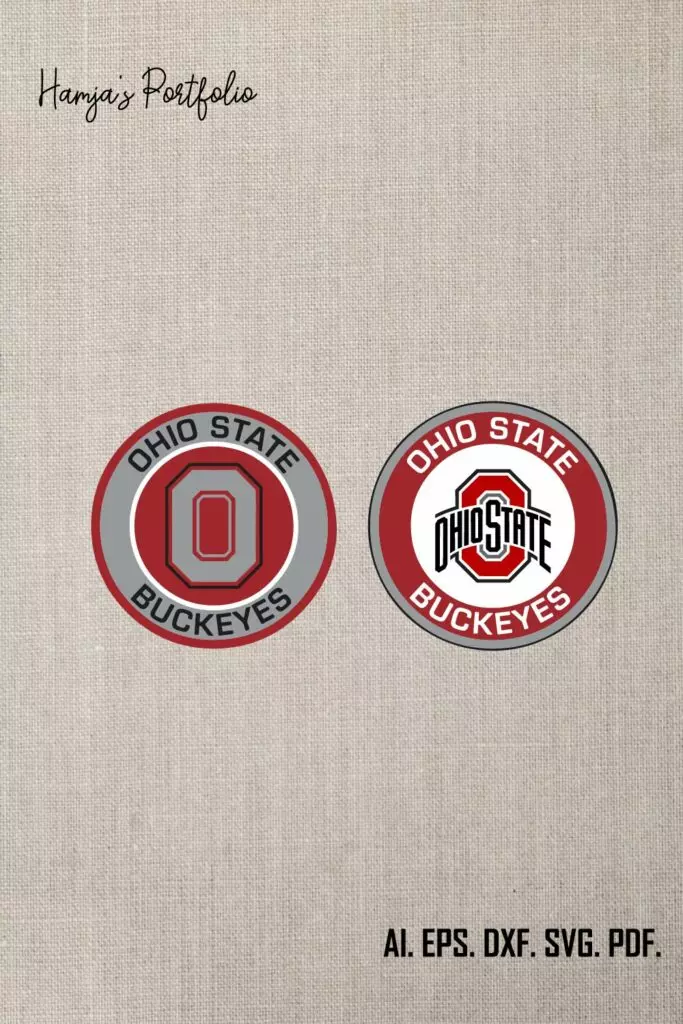 Ohio-State-Buckeyes- Logo, Football Team SVG ll Sport vector logo ...