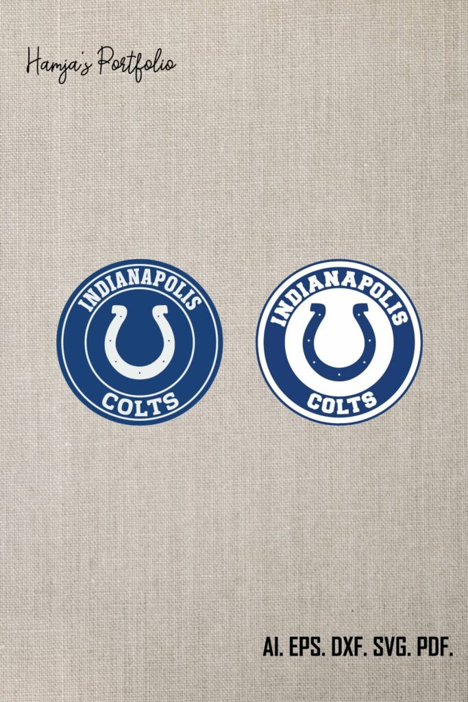 Indianapolis Colts SVG ll sport vector logo design . - MasterBundles