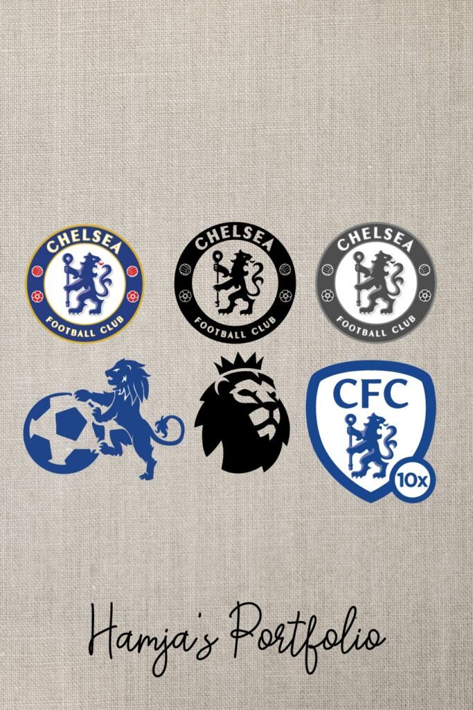 Chelsea Football Club Logo Vector Set - MasterBundles
