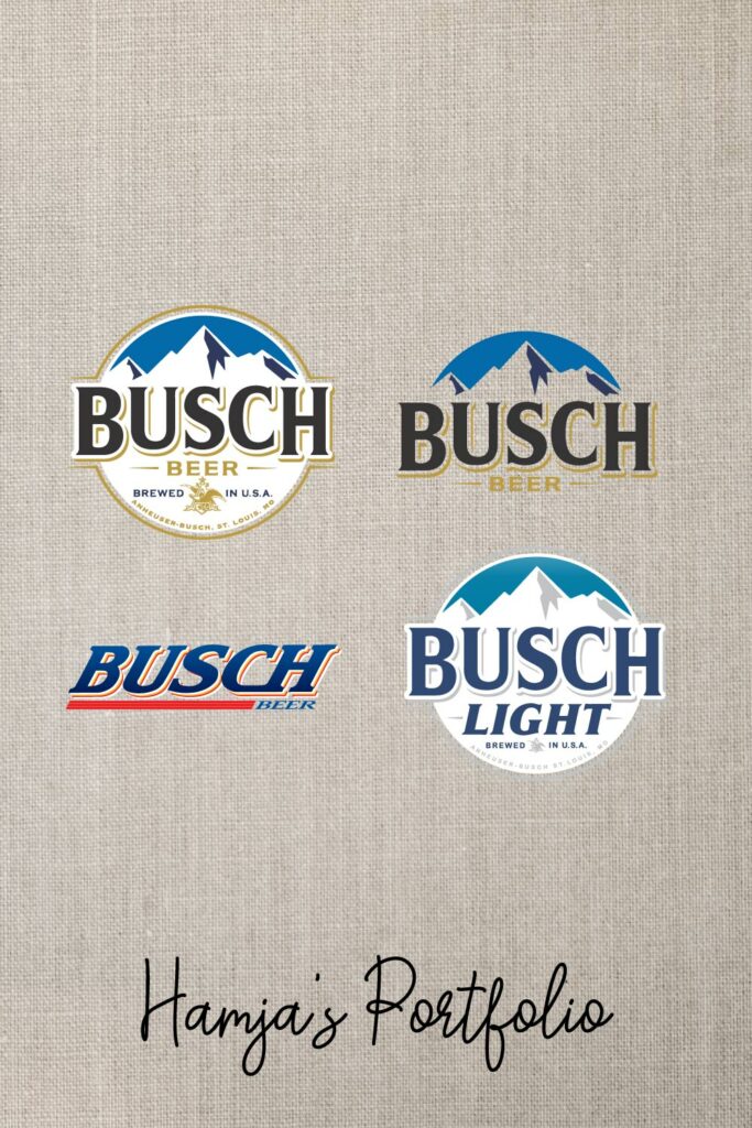 Busch Beer Vector Set - MasterBundles