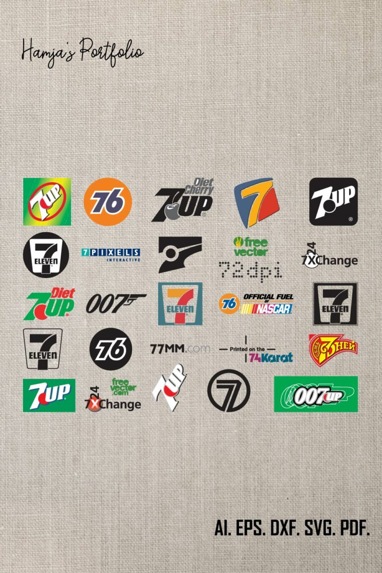 7up Design SVG PNG DXf - Cricut - Silhouette - Stickers - MasterBundles