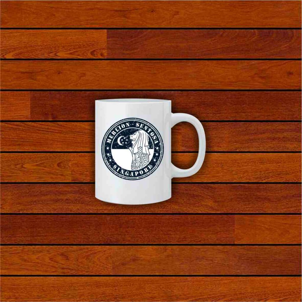 Merlion sentosa singapore logo design collection - $4 - MasterBundles