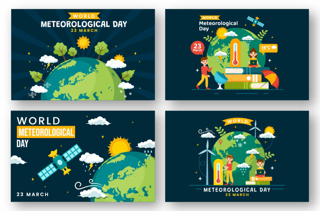 12 World Meteorological Day Illustration - MasterBundles