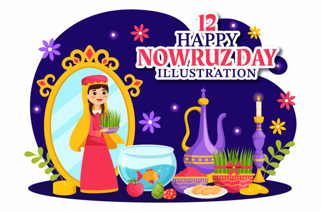 12 Happy Nowruz Day Illustration - MasterBundles