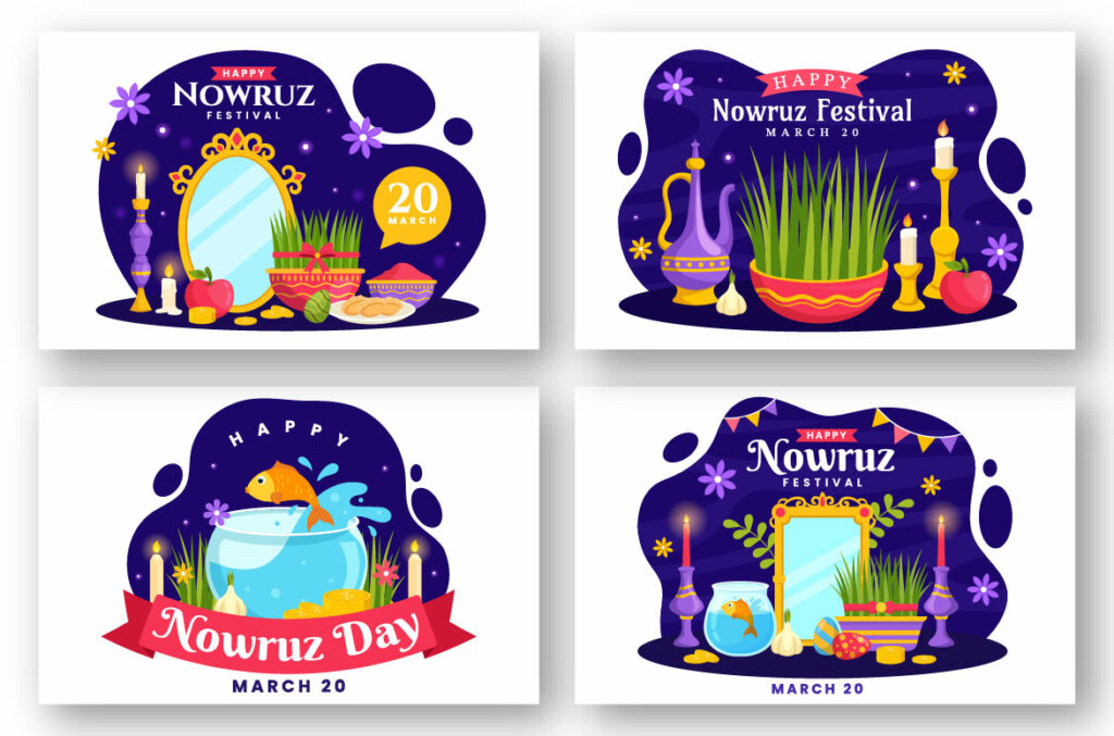 12 Happy Nowruz Day Illustration - MasterBundles