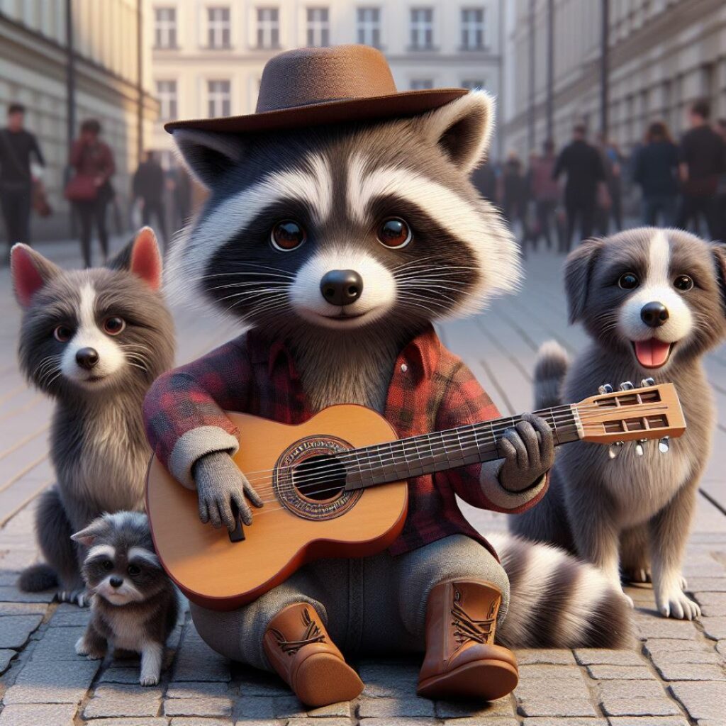 raccoons and dogs - MasterBundles