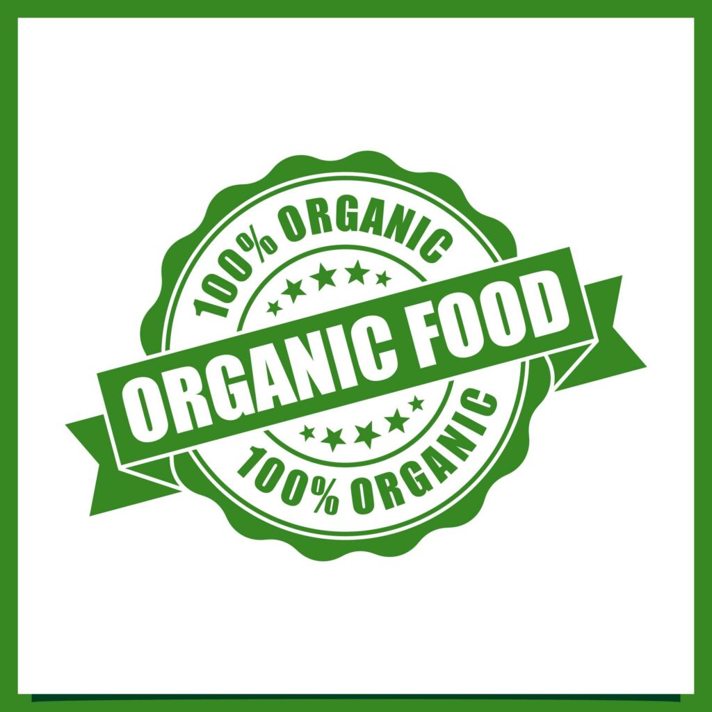Organic food stamps logo design collecton - $ 4 - MasterBundles