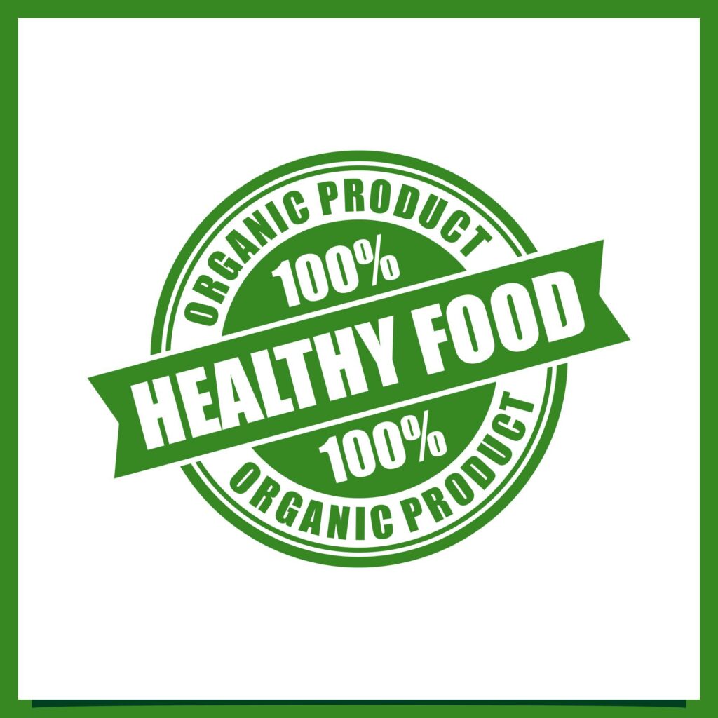 Organic food stamps logo design collecton - $ 4 - MasterBundles