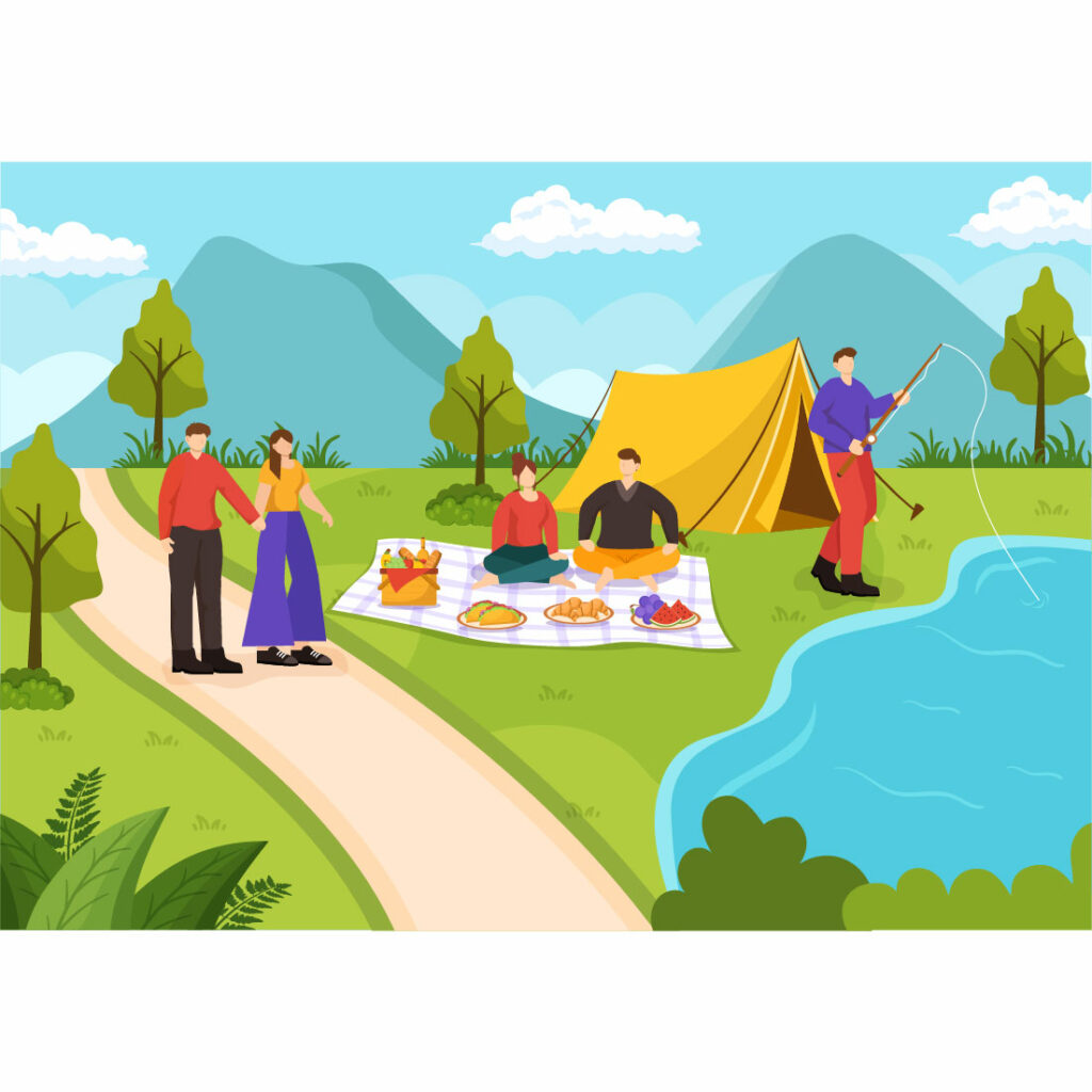 12 Outdoor Activity Illustration - MasterBundles