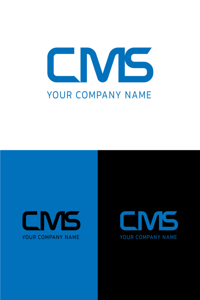 CSM logo, Letters logo , monogram logo, lettersmark, letters design CMS ...