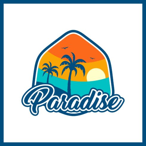 Set Paradise badge logo design collection - $4 - MasterBundles