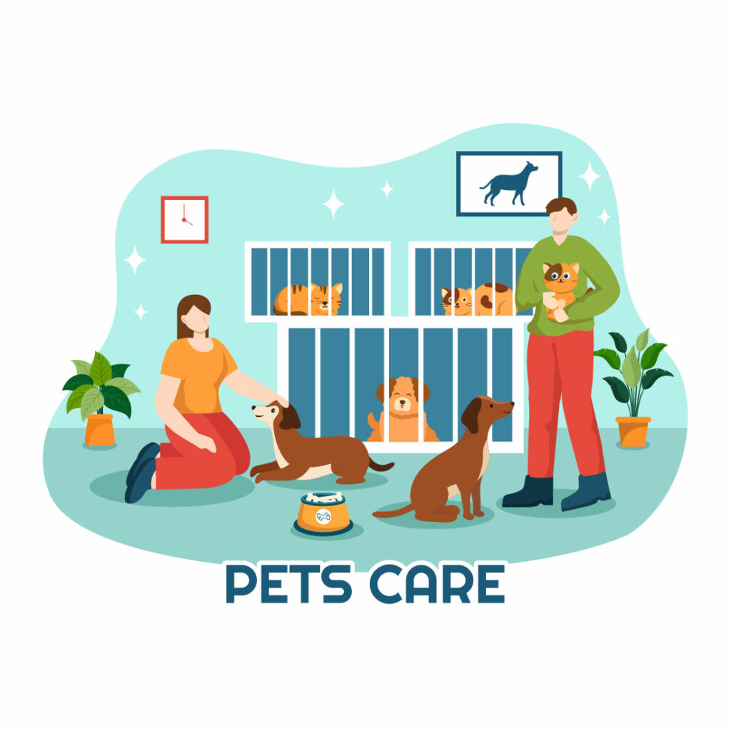 12 Pets Care Illustration - MasterBundles