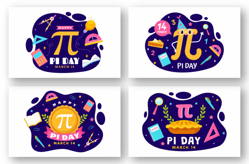 12 Happy Pi Day Illustration - MasterBundles