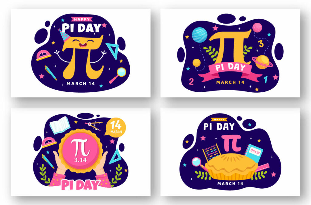 12 Happy Pi Day Illustration - MasterBundles