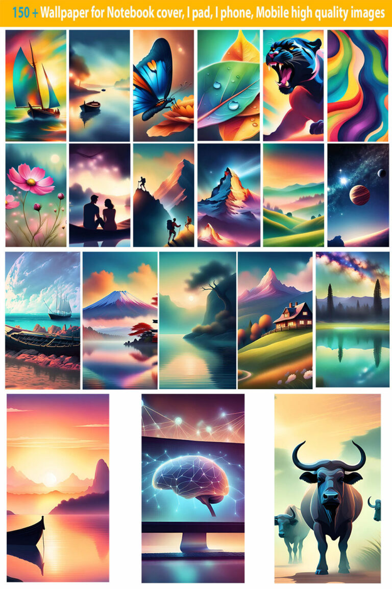 150 + Wallpaper for Notebook cover, I pad, I phone, Mobile high quality ...