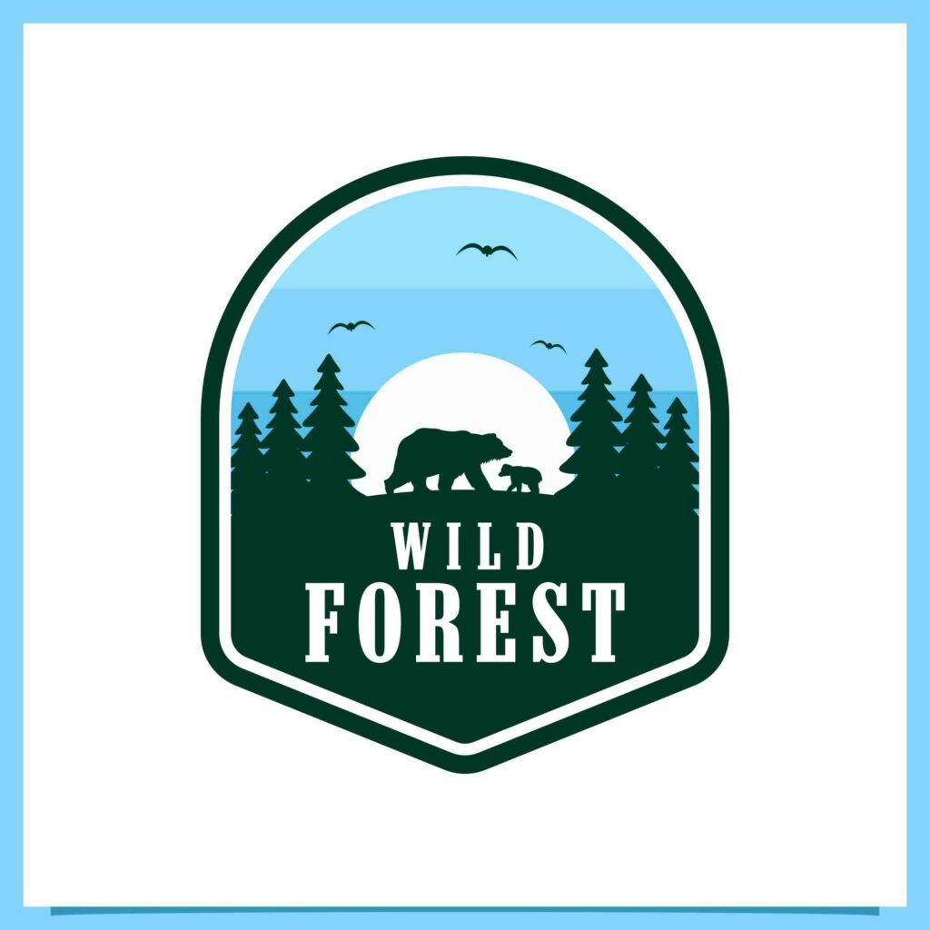 Set Pine forest badge logo collection - $4 - MasterBundles