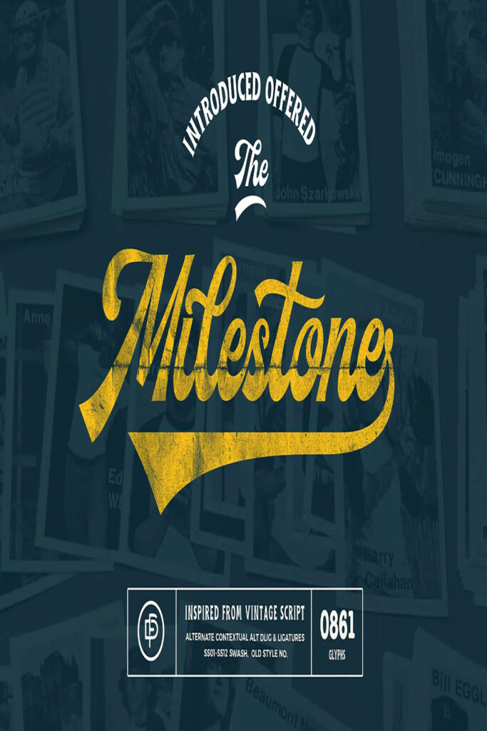 Milestone Vintage Script - MasterBundles