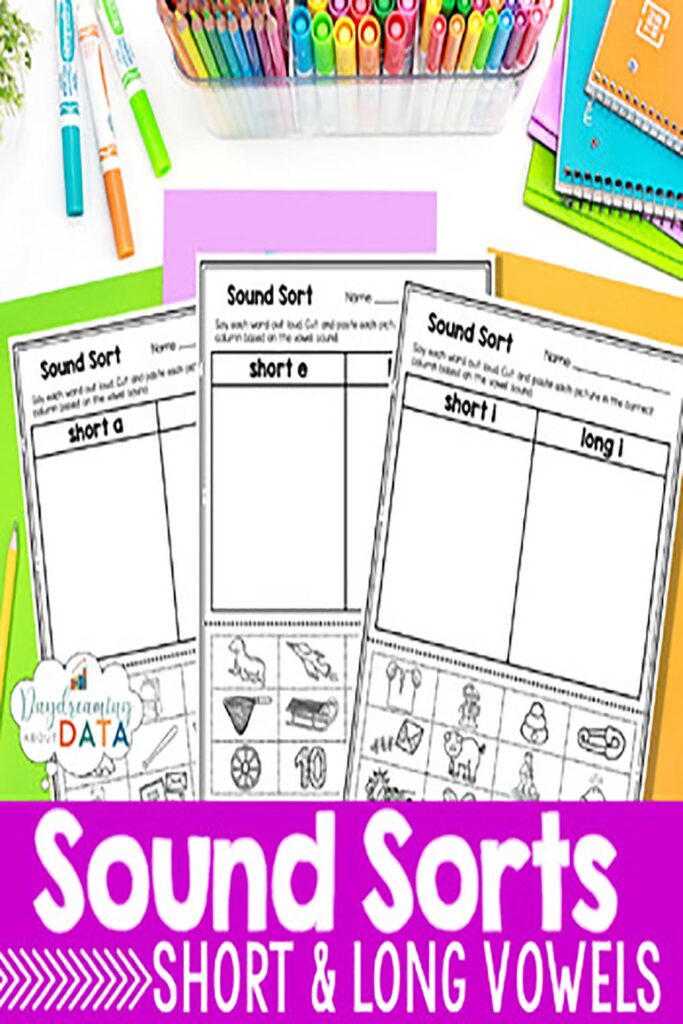 Long & Short Vowel Sort - MasterBundles