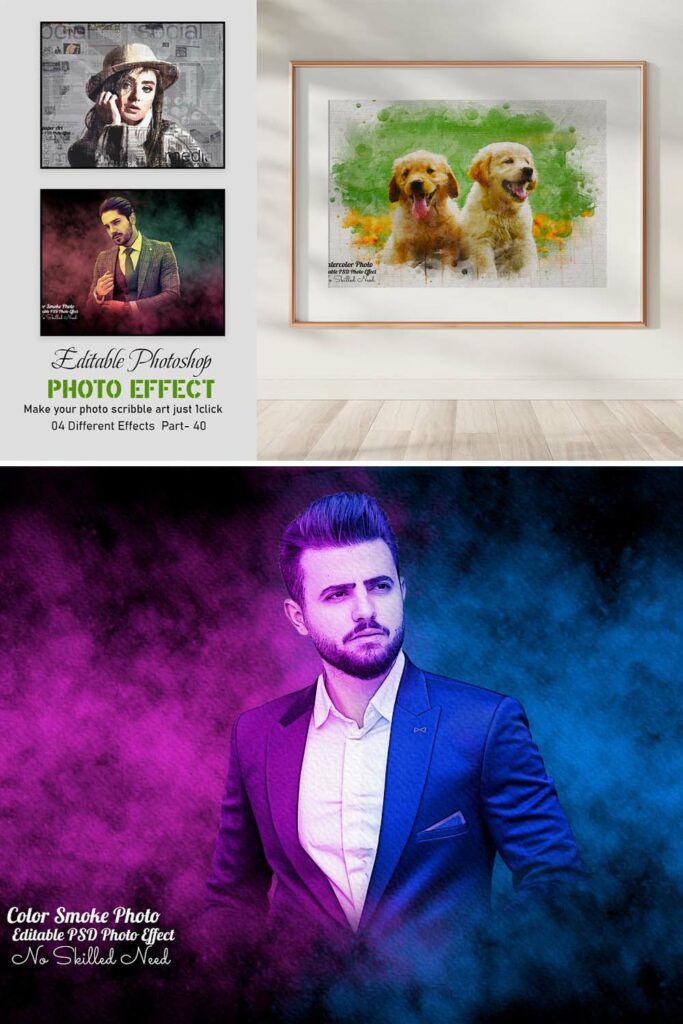 Photoshop Editable Photo Effect - MasterBundles