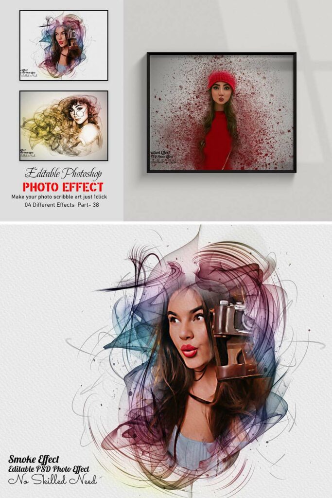 Photoshop Editable Photo Effect - MasterBundles
