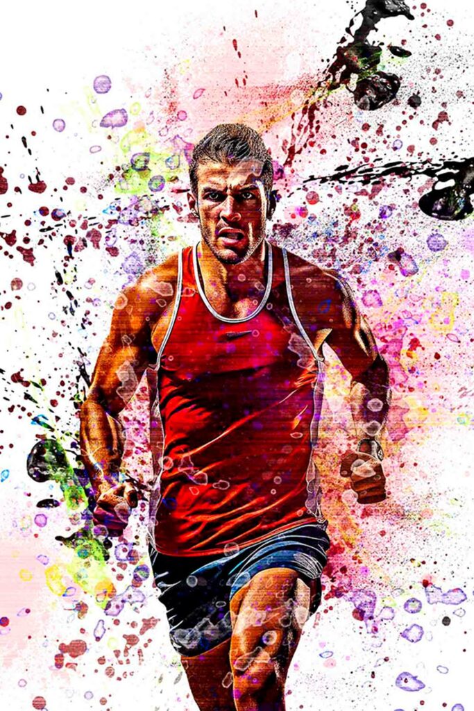 Paint Splash Effect Photoshop Action - MasterBundles