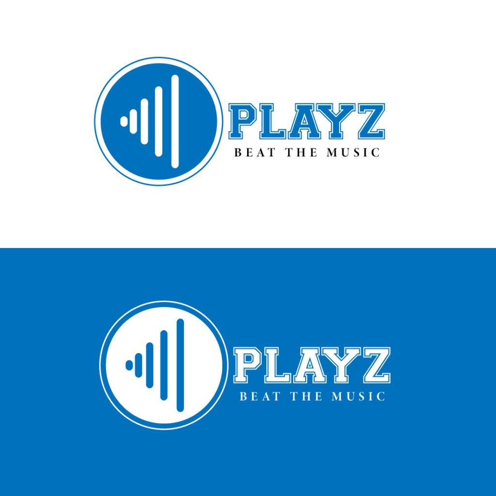 music play app logo design - MasterBundles