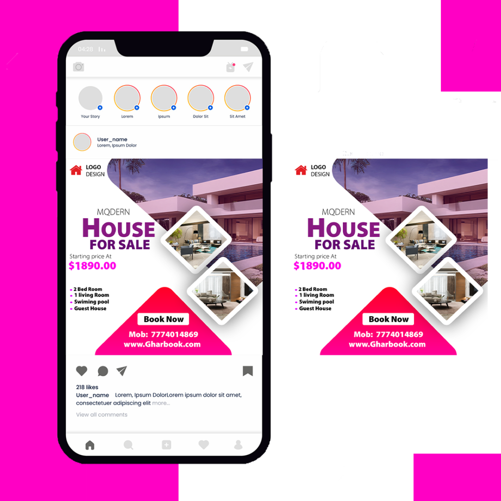 House Selling Post for Social Media Instagram - MasterBundles