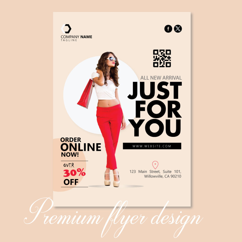 Fashion Flyer Design Template - MasterBundles