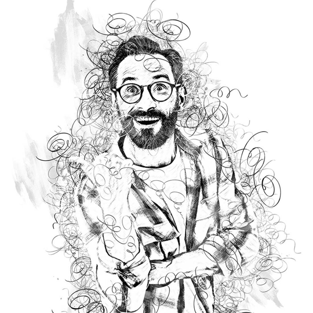 Twisted Sketch Drawing Photoshop Action - MasterBundles