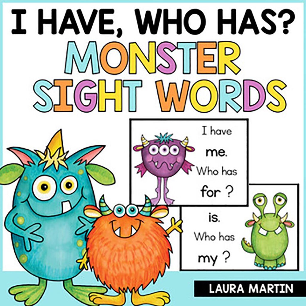 I Have Who Has - Sight Word Game - Sight Word Practice - EDITABLE ...