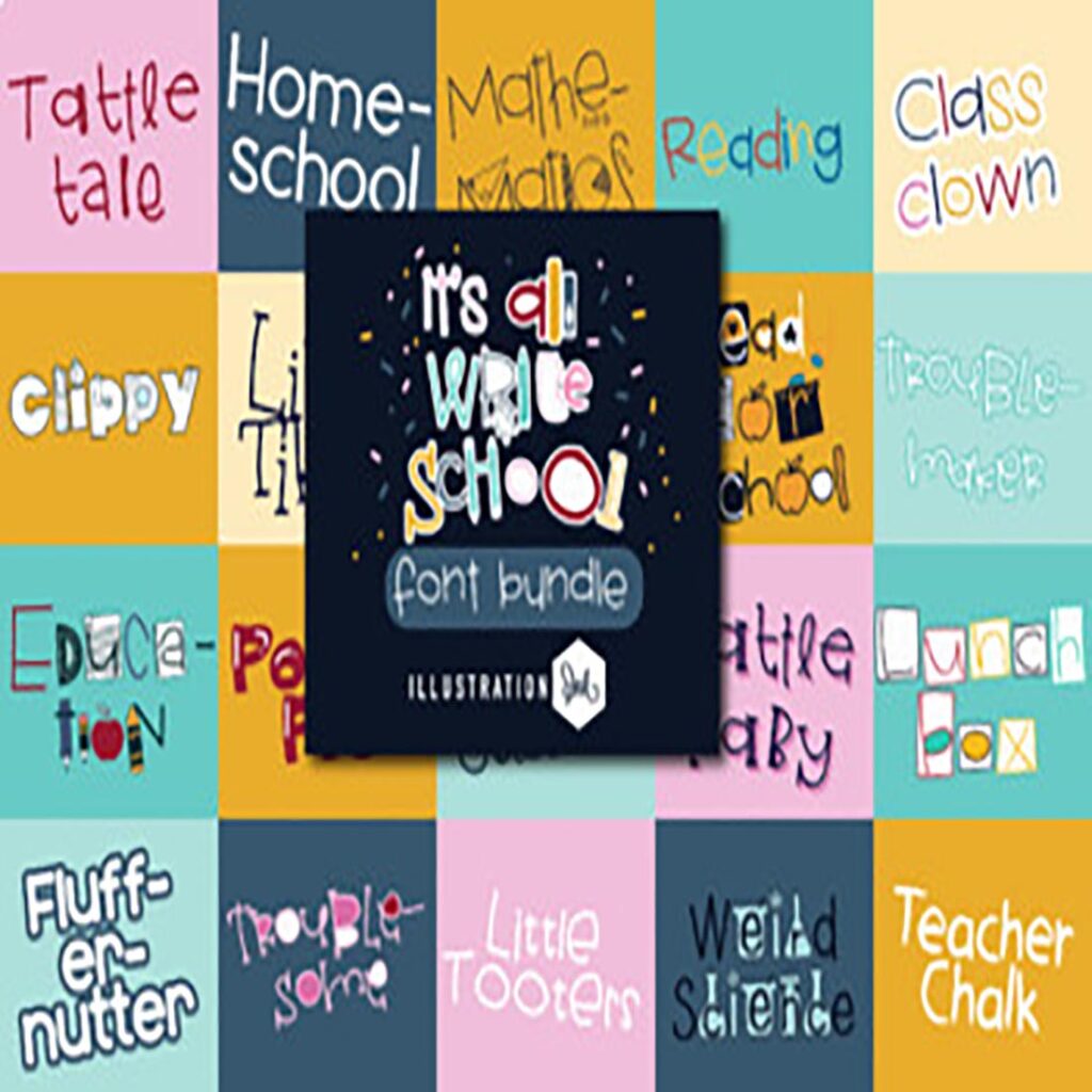 It's All Write Font Bundle - MasterBundles