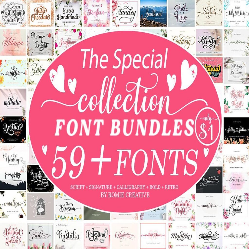 The Special Collection Font Bundle - MasterBundles