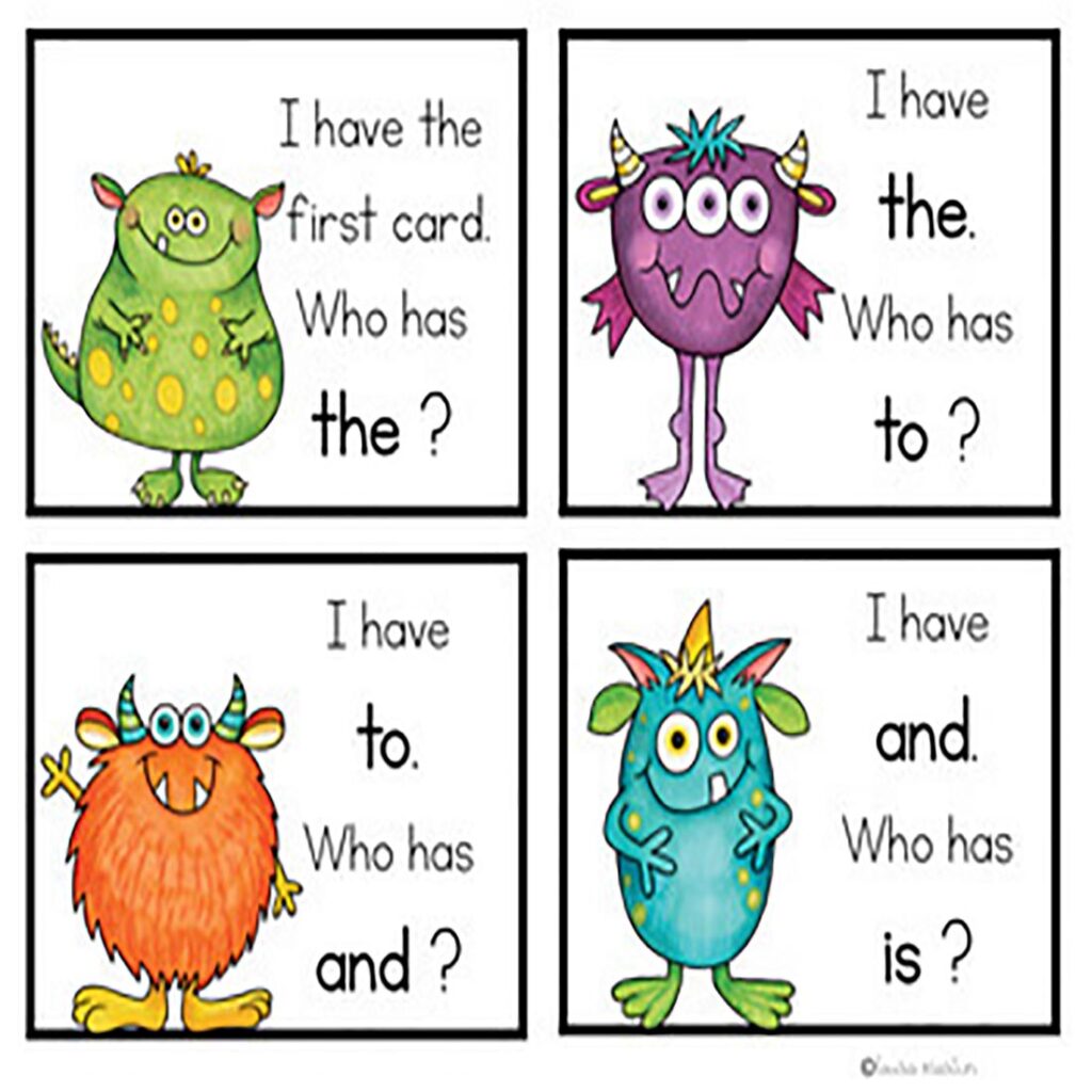I Have Who Has - Sight Word Game - Sight Word Practice - EDITABLE ...