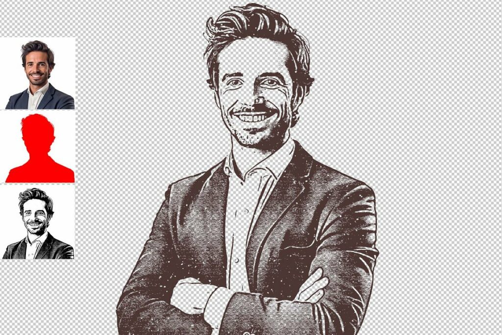 Pro Stencil Art Tracing Action - MasterBundles