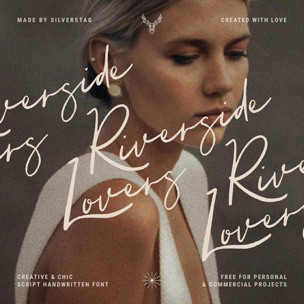 Riverside Lovers Handwritten Script Font - MasterBundles