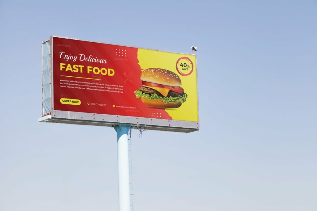 Food Billboard Design - MasterBundles