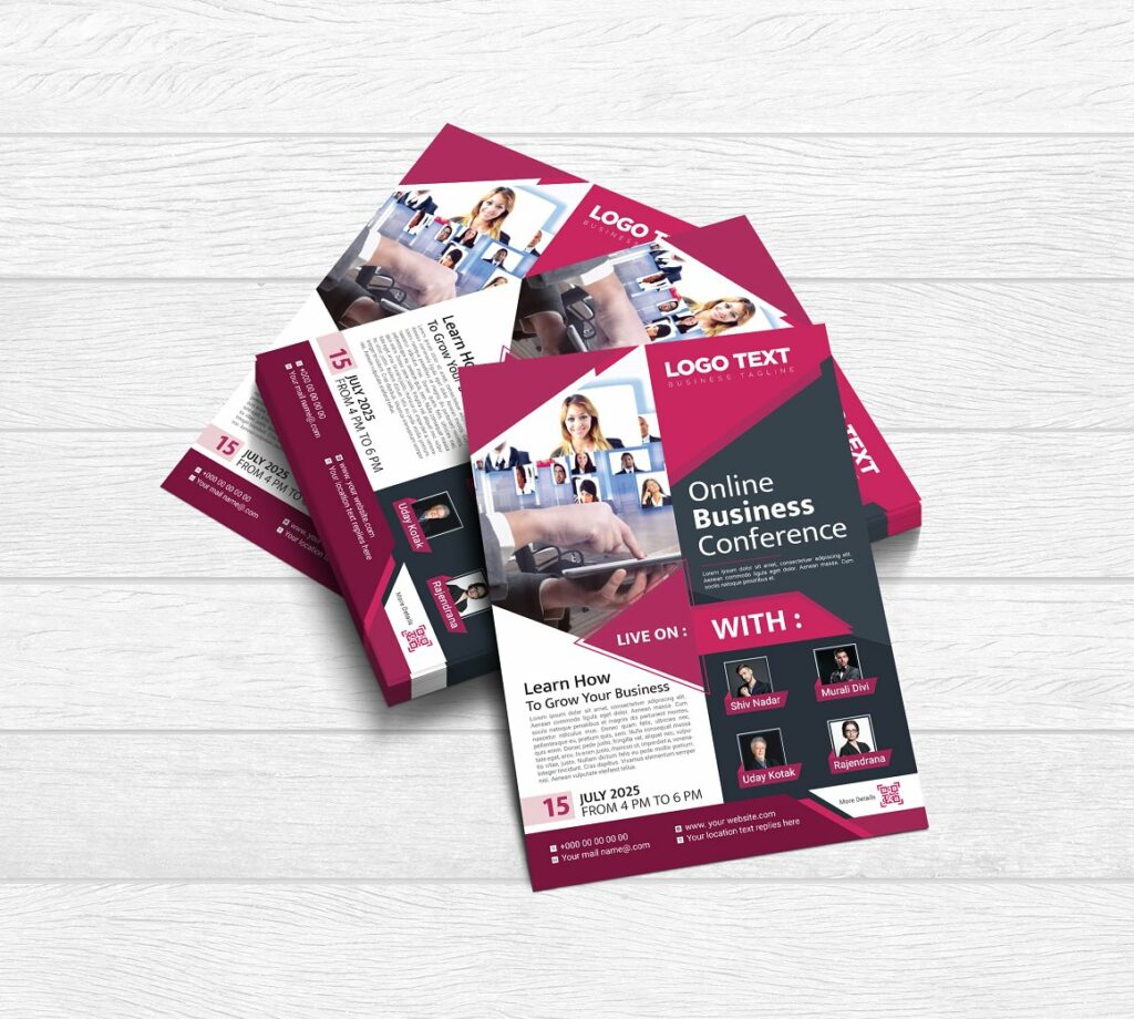 Online Business Conference Flyer - MasterBundles