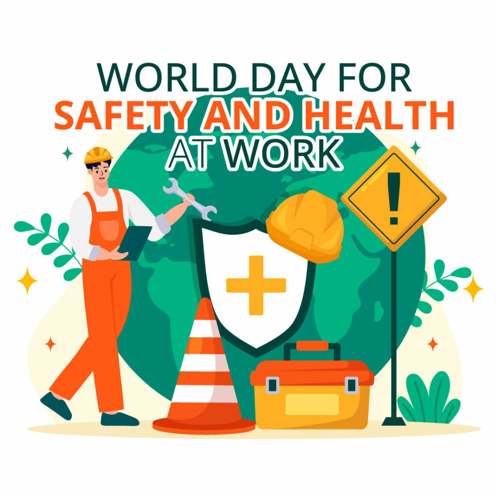 14 World Day for Safety and Health at Work Illustration - MasterBundles